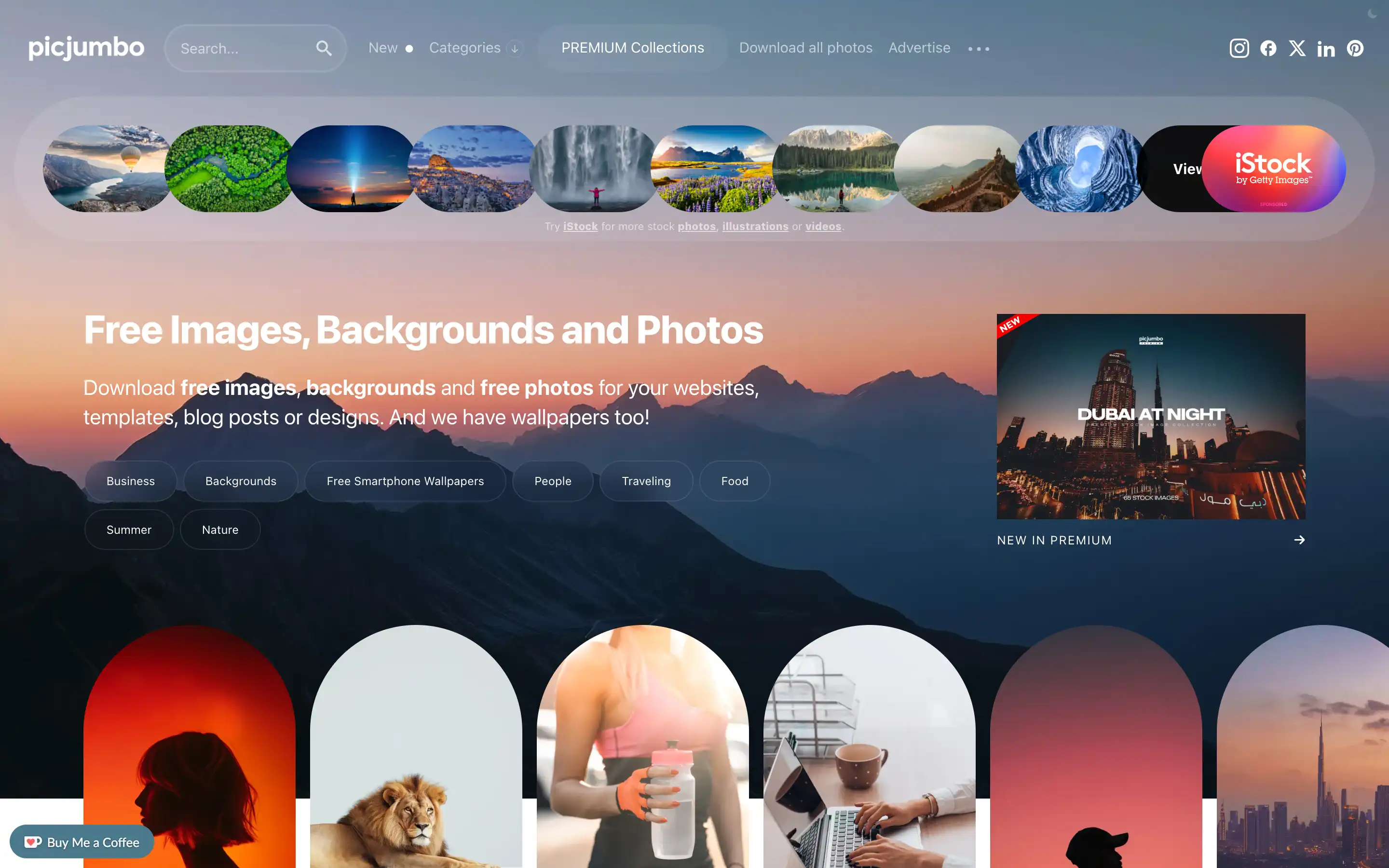 Free Images, Backgrounds and Photos • picjumbo - Fountn