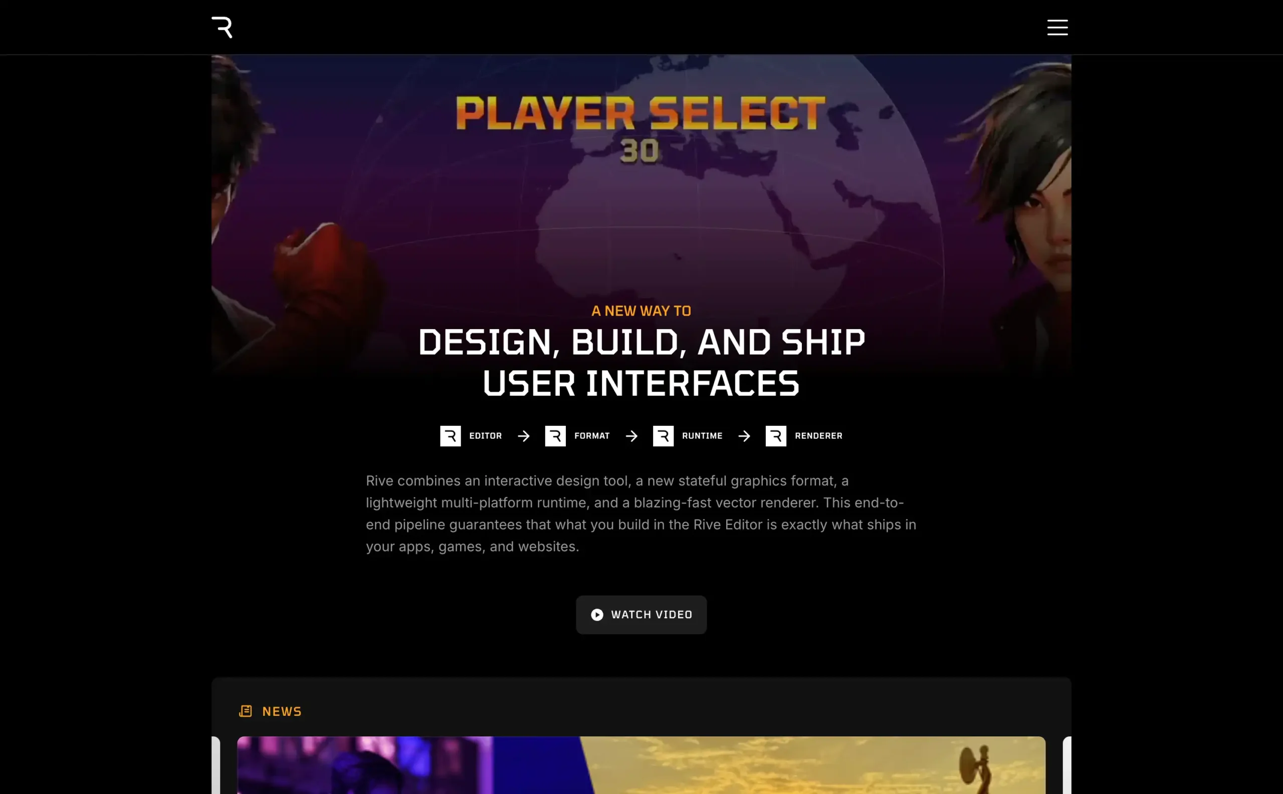 Rive - Build interactive motion graphics that run anywhere - Fountn