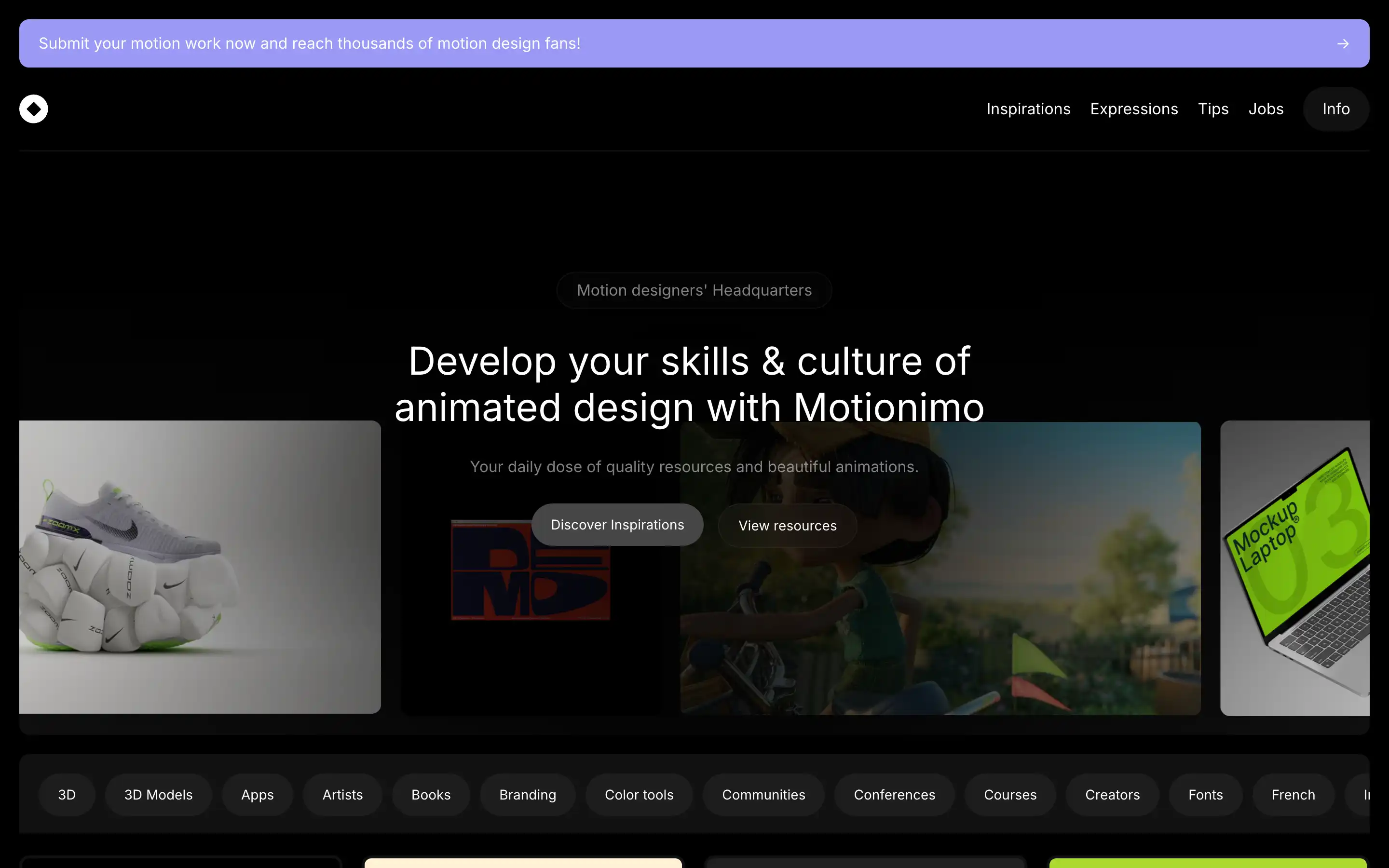 Motionimo — Motion designers Headquarters - Fountn