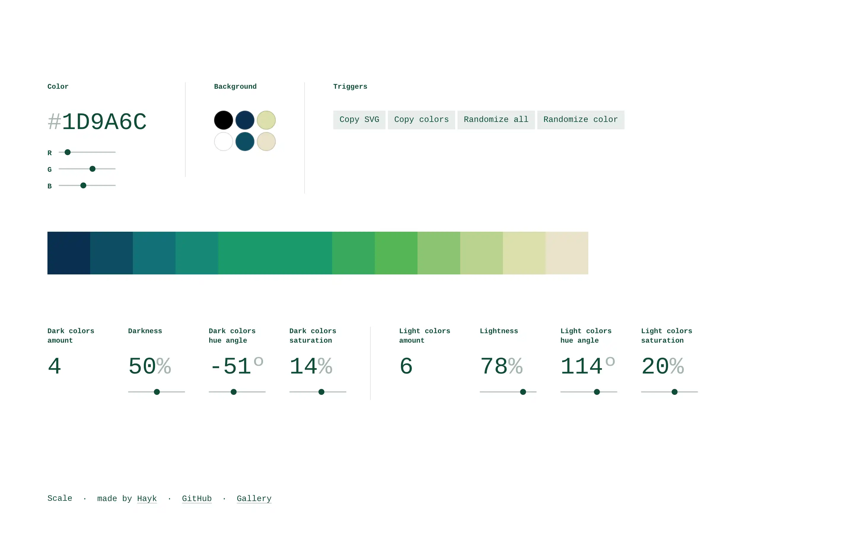 Scale — color scale generator - Fountn