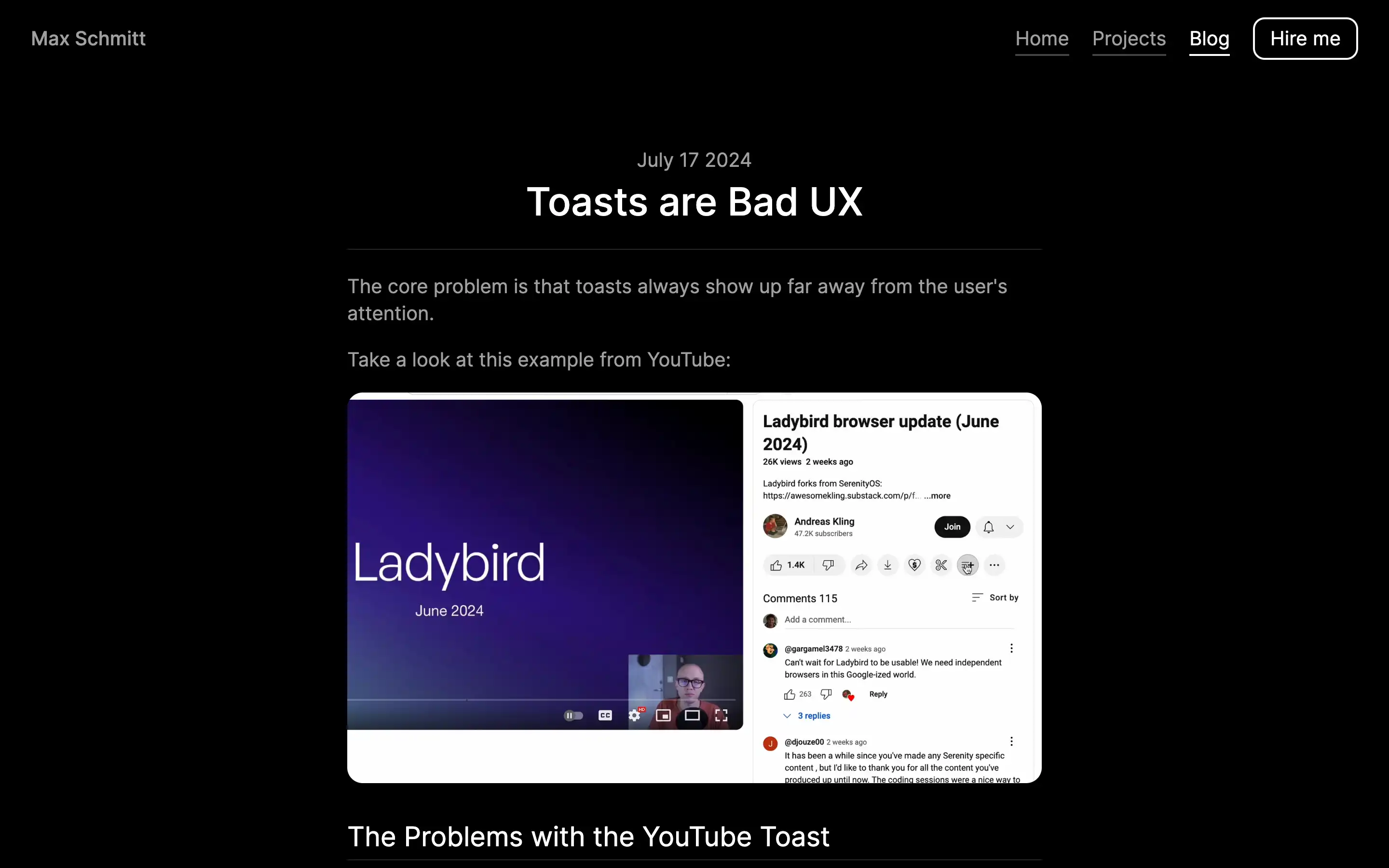 Toasts are Bad UX - Fountn