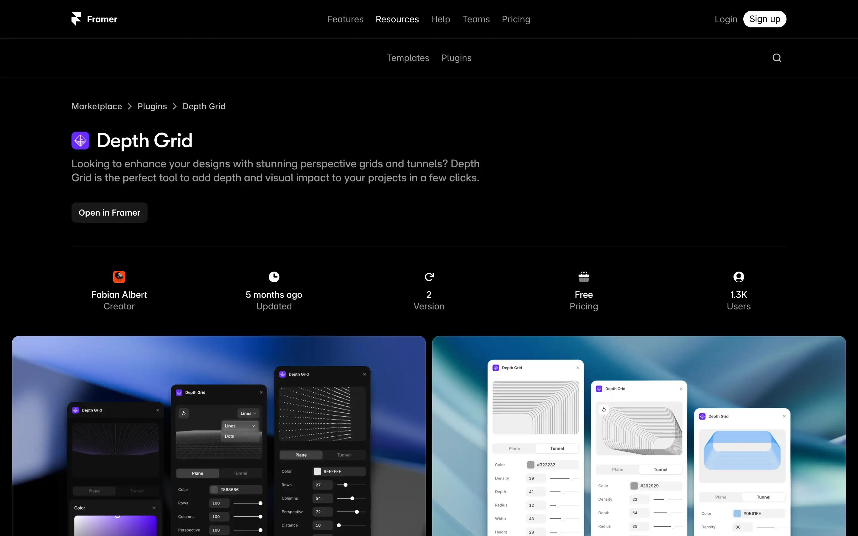 Depth Grid — Add depth and visual impact to your projects - Fountn